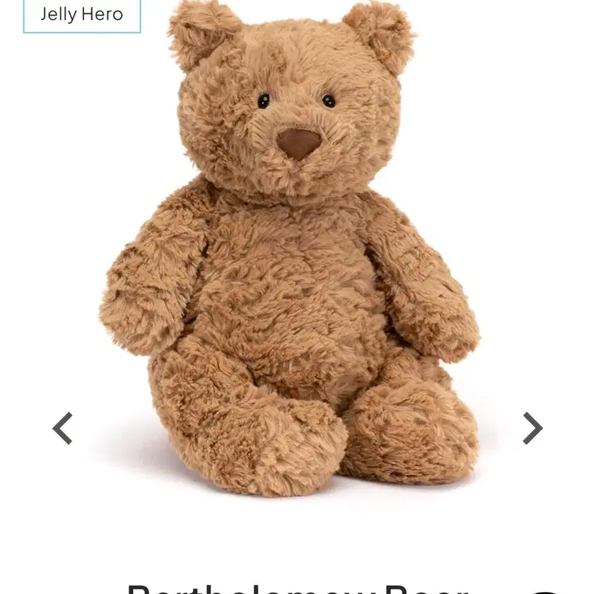 Jellycat Bartholomew Bear Medium Size Cuddly Doll on Bunjang Global Site.