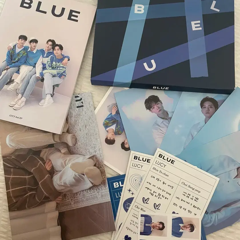 LUCY | 루시 Lucy LUCY BLUE album (2 types of Sangyeop photocards) on ...