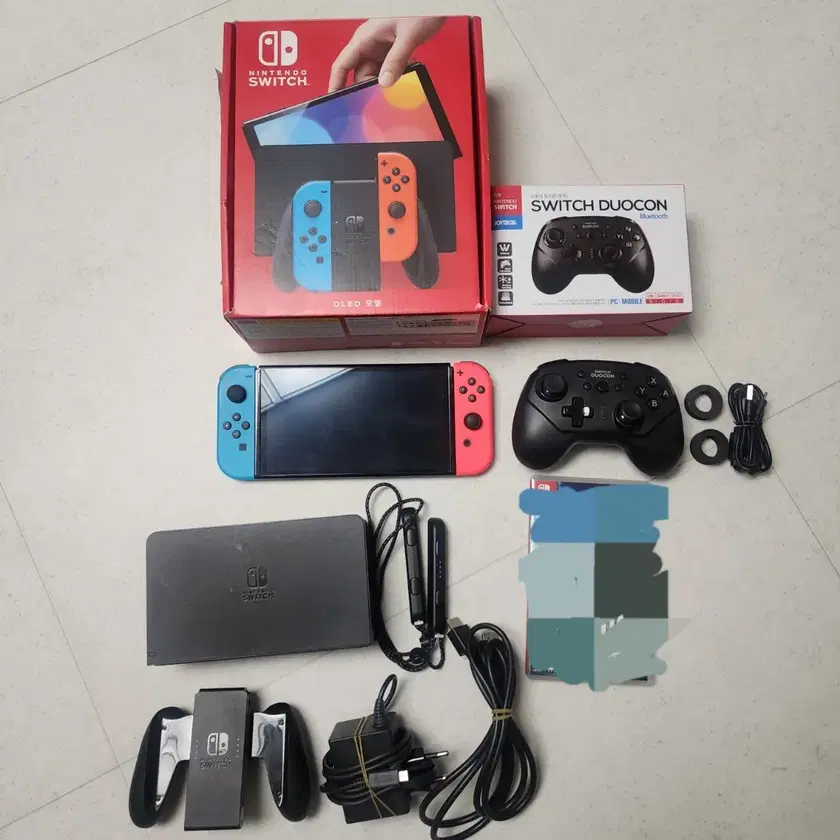 NINTENDO | 닌텐도 Nintendo Switch OLED + Duo Controller on Bunjang Global ...