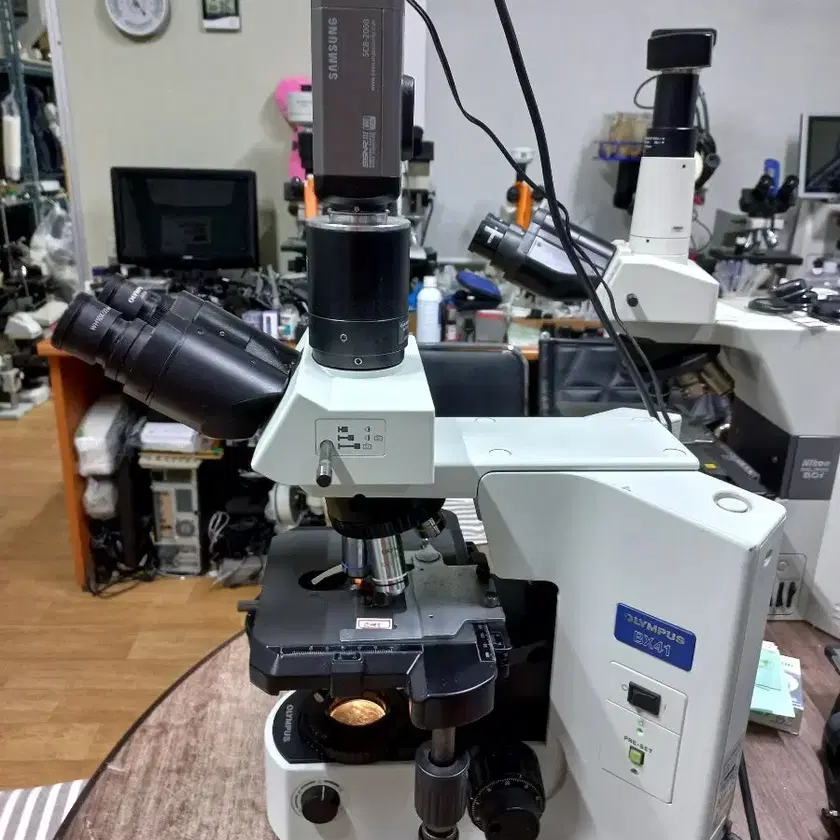 Olympus BX41 3-CCD biological microscope for sale #올림프스,#BX41현미경,#생혈액관찰 ...