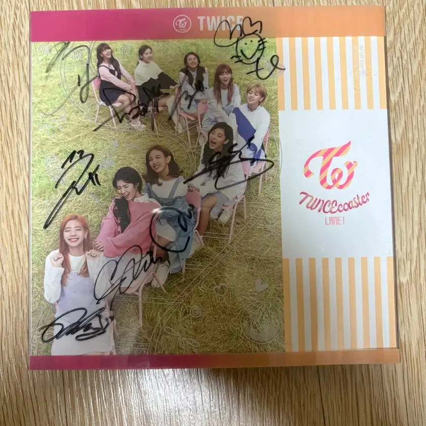 TWICE | 트와이스 Twice TWICE TT autographed album CD not for sale item ...