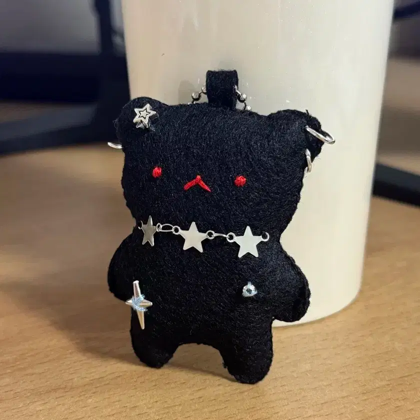 Felt Keychain Felt Doll Commission Handmade #펠트인형,#펠트키링,#곰키링,#갸루키링,#펠트지 ...
