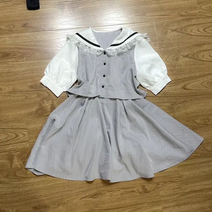 Vintage Maz Ribbon School Uniform Onepiece Illit Hime Gyaru Lew Gyal ...