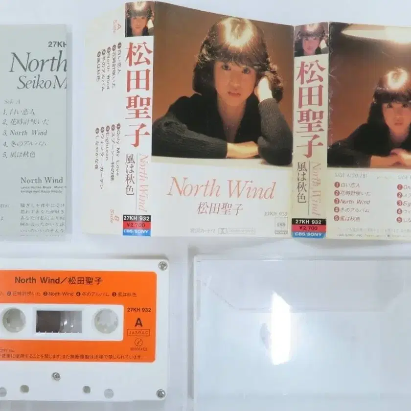 Seiko Matsuda 2nd Album NORTH WIND Cassette Tape on Bunjang Global Site.