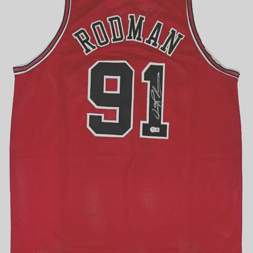 Nba Dennis Rodman Signature Basketball Jersey on Bunjang Global Site.