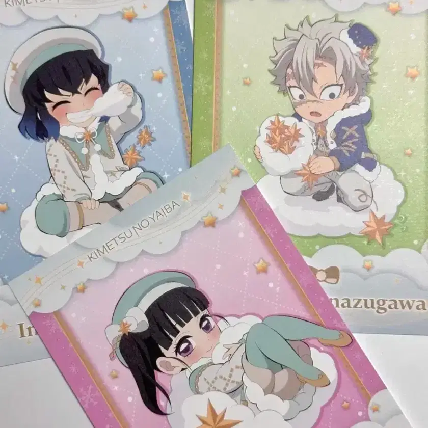 DEMON SLAYER | 귀멸의 칼날 Demon Slayer Christmas postcard Sanemi Inosuke ...
