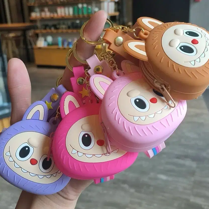 LABUBU | 라부부 Labubu key ring #라부부파우치,#라부부키링,#동전지갑,#라부부동전지갑 on Bunjang ...
