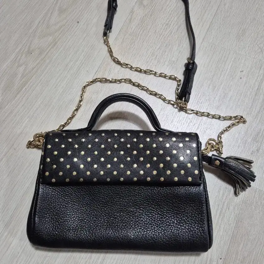 Tally Mini Lambskin Crossbody Bag Black New #탈리,#크로스백,#도트백 on Bunjang ...