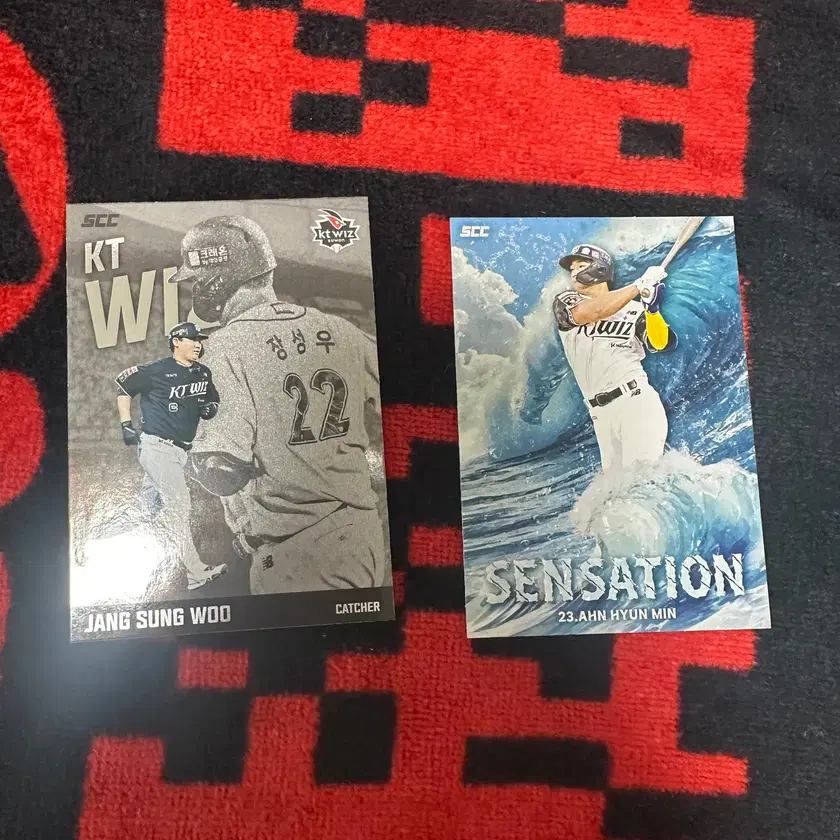 SCC Sensation Baseball Card KT Jang Sung-woo Ahn Hyun-min Bulk Sale on ...