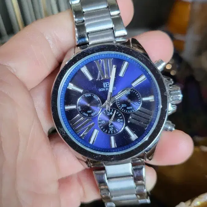 Don Bosco Blue Metal Watch on Bunjang Global Site.