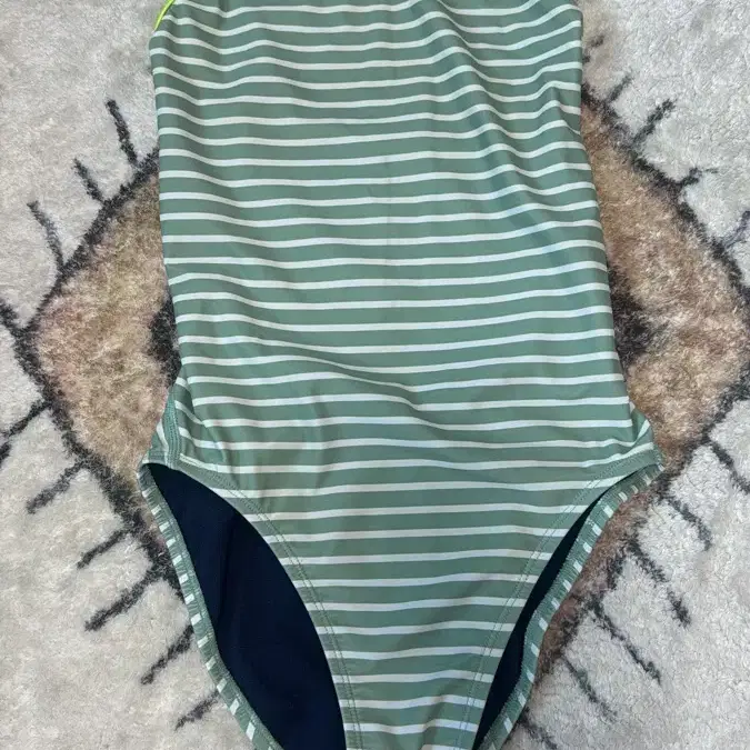 Real Good Swim Slim Stripe Swimsuit on Bunjang Global Site.