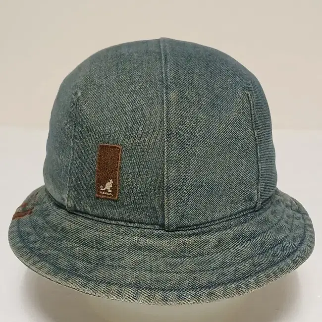 KANGOL | 캉골 (56~57) Kangol Leather Patch Denim Bucket Hat #캉골모자,#캉골버킷햇 ...
