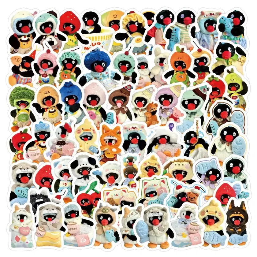 Pingu realistic sticker 105 pieces on Bunjang Global Site.