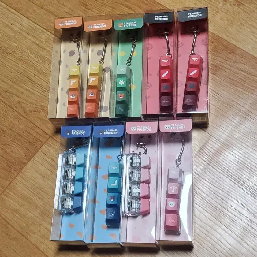 (Sold Out) T1 Animal Friends LED Keycap Keyring #T1,#티원키캡,#티원키링,#티원키캡키링 ...