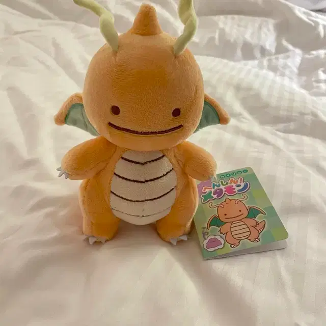 Free Shipping) Ditto Transform Plush Doll Dragonite #포켓몬,#메타몽변신,#망나뇽 on ...