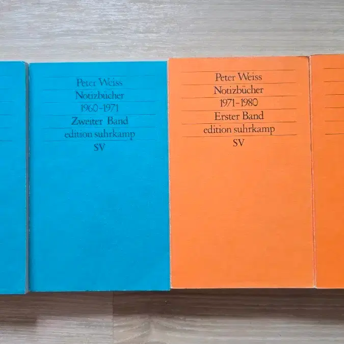 Peter Weiss Notizbucher Set of 4 (Original German) #인문서적,#독일문학,#독일어 ...