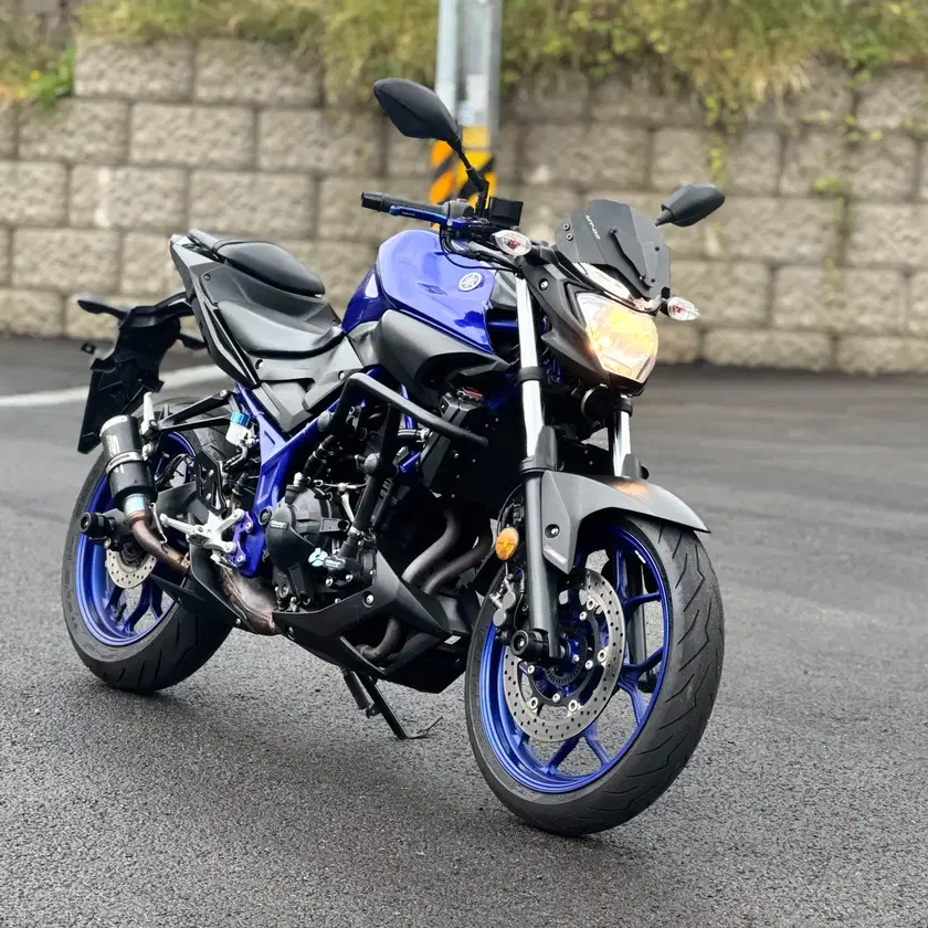 YAMAHA | 야마하 야마하mt03 17년식 4만km 블루 sc 머플러 구변 저렴히 판매합니다 #mt03,#r3 on Bunjang Global Site.