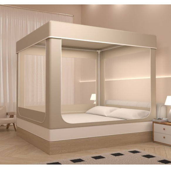 3-Door Bed Tent Mosquito Net Easy Installation Square Mosquito Net ...