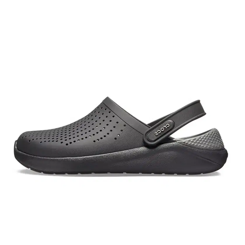 CROCS | 크록스 Crocs LiteRide Clog Sandals Black Grey 204592-0DD #크록스,#남여 ...