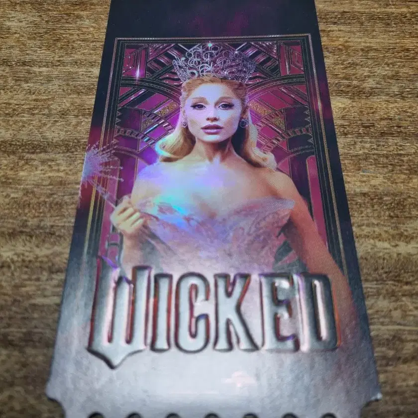 Wicked Glinda WICKED Original Ticket OT Arianna Grande #메가박스,#메박,#특전 ...