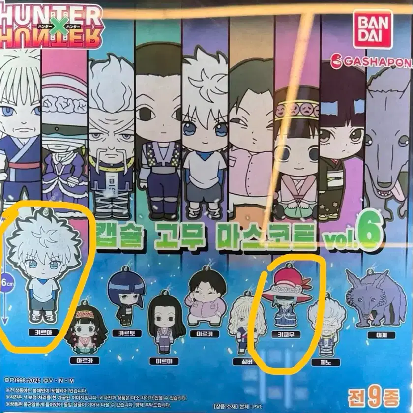 Hunter x Hunter Rubber Strap Gacha (Killua/Kikyo) on Bunjang Global Site.