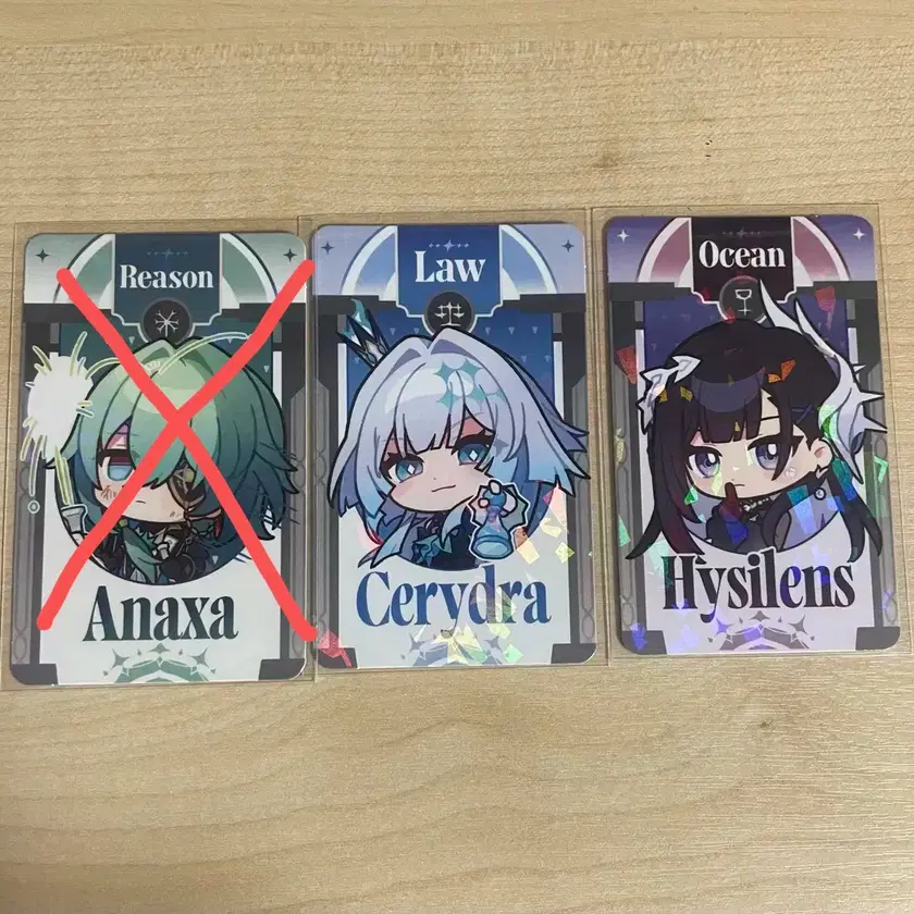 HoYoverse Star Rail booth zone photocard wts / Anaxa Keridra Hisilence ...