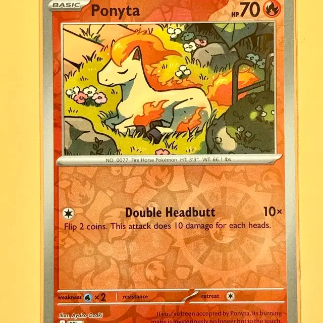 POKÉMON | 포켓몬스터 [Pokemon Card] English Ponyta Holo DRI EN 029/182 #포켓몬 ...