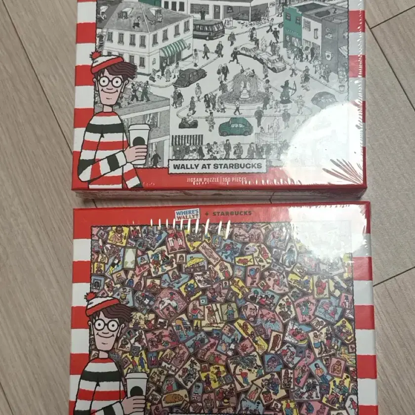 Starbucks Where's Wally? Puzzle Set (2 types) on Bunjang Global Site.