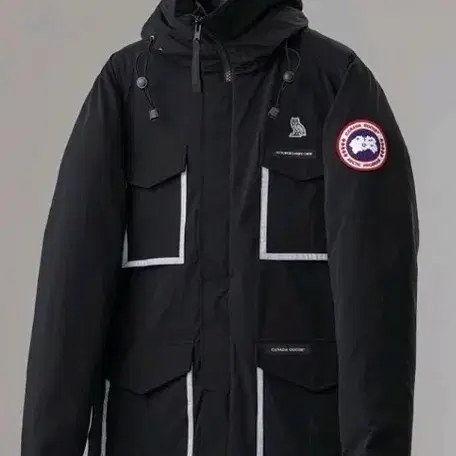 CANADA GOOSE | 캐나다구스 Canada Goose OVO Collaboration Black Padded Jacket ...
