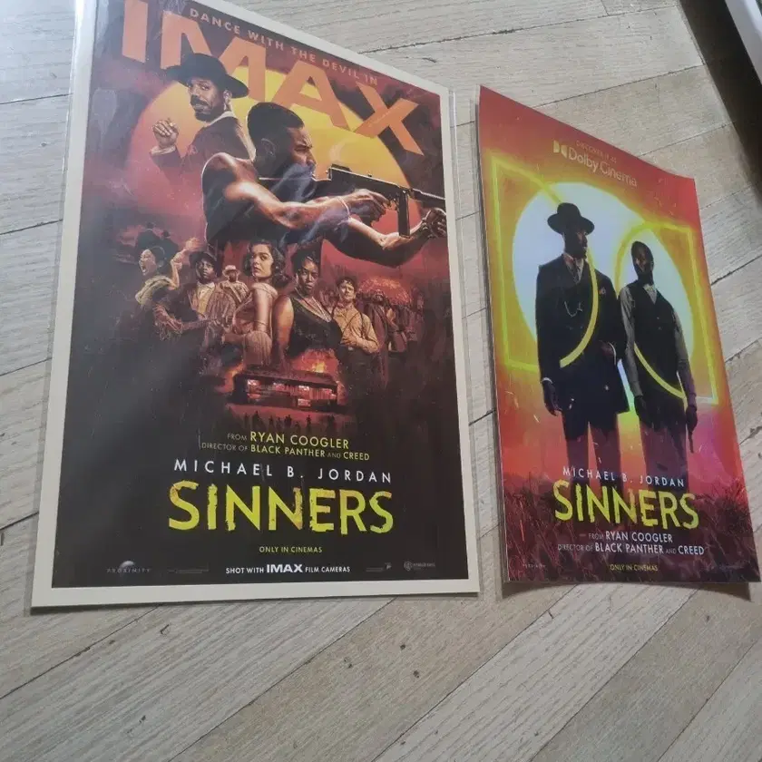 JORDAN | 조던 Michael B. Jordan Sinners movie poster IMAX Dolby Cinema on ...