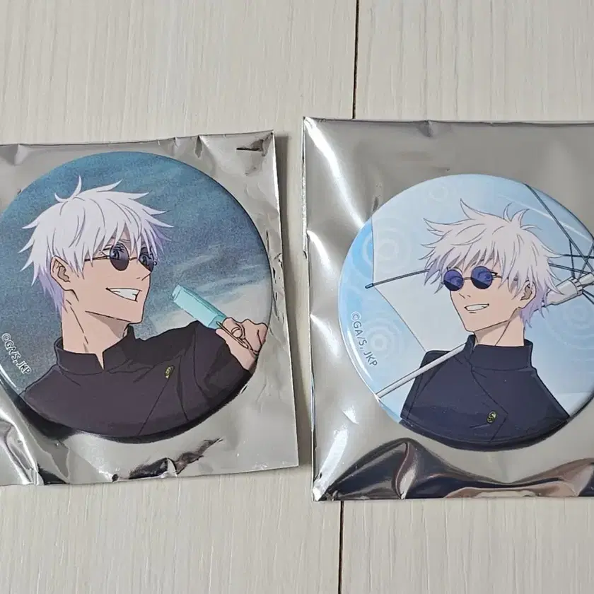 Jujutsu Kaisen Gojo Can Badge 2 pieces bulk #주술회전,#고죠 on Bunjang Global ...