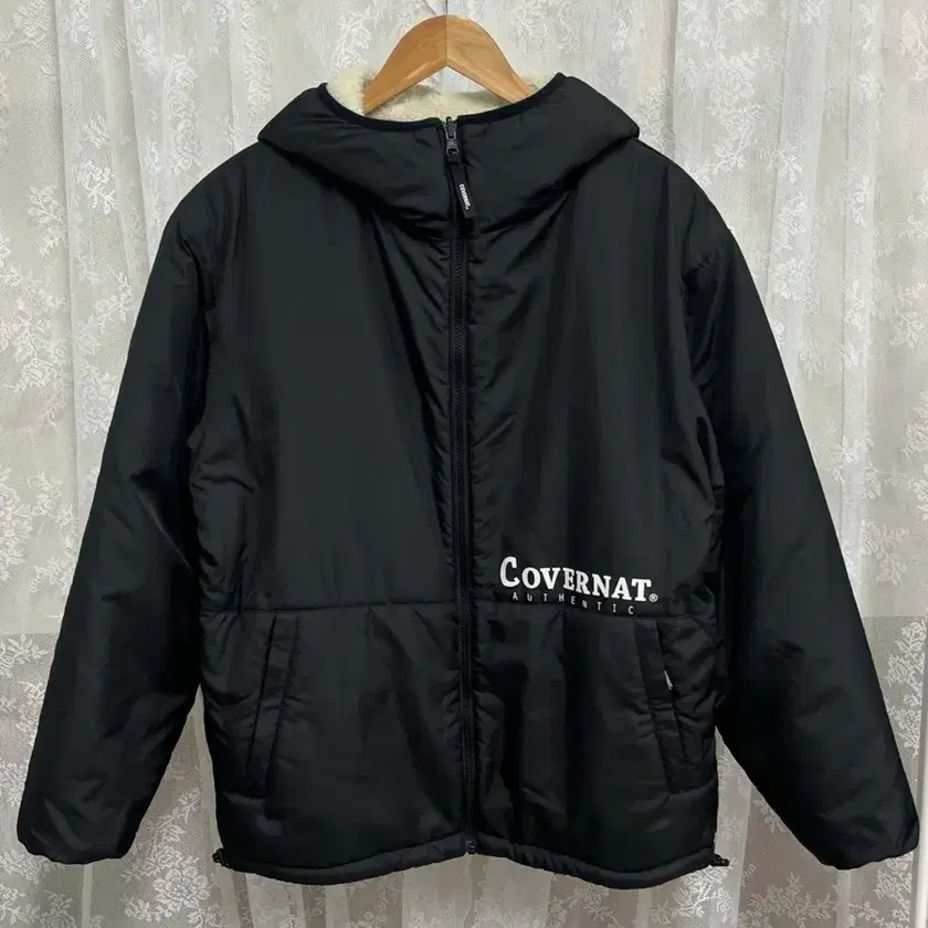COVERNAT | 커버낫 XL) Covernat Reversible Fleece Jacket Black #커버낫,#커버낫플리스 ...