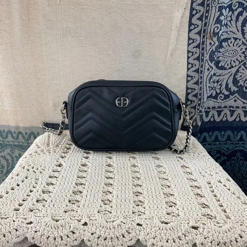 [F] Esquire Camera Bag Quilting Chain Cross Bag #에스콰이어카메라백,#에스콰이어여성가방 ...