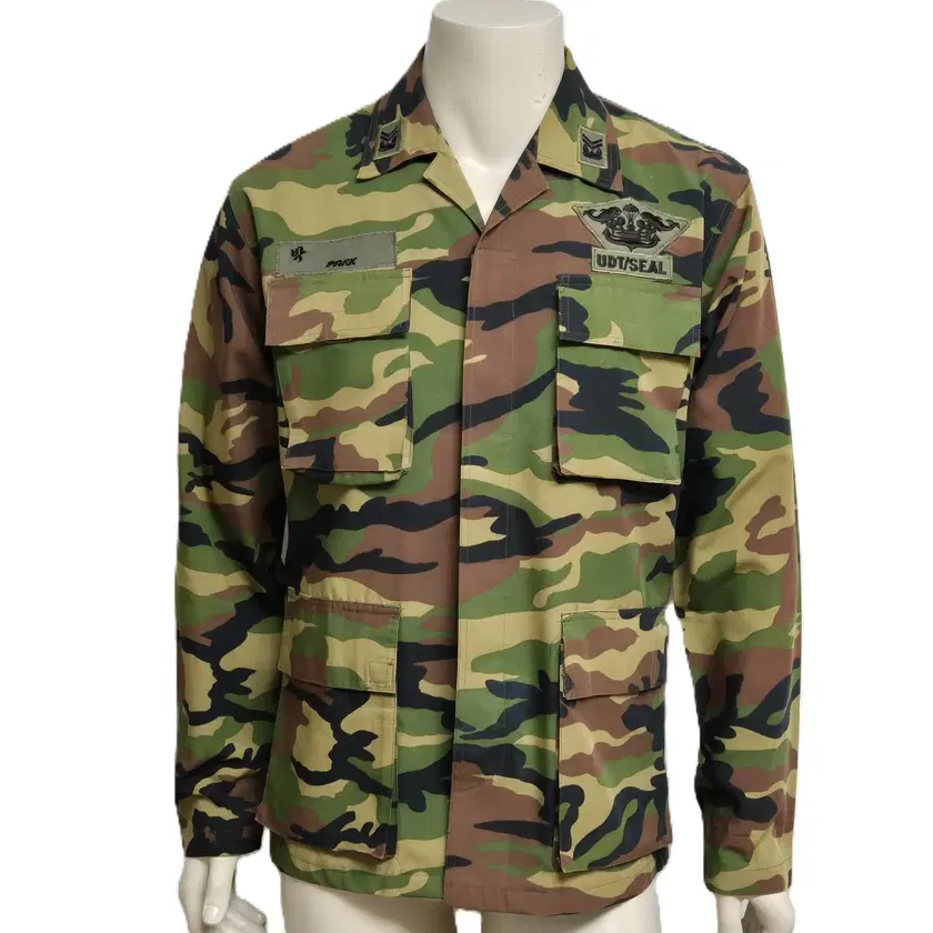 Navy old UDT/SEAL Sergeant late model summer combat uniform top jacket ...