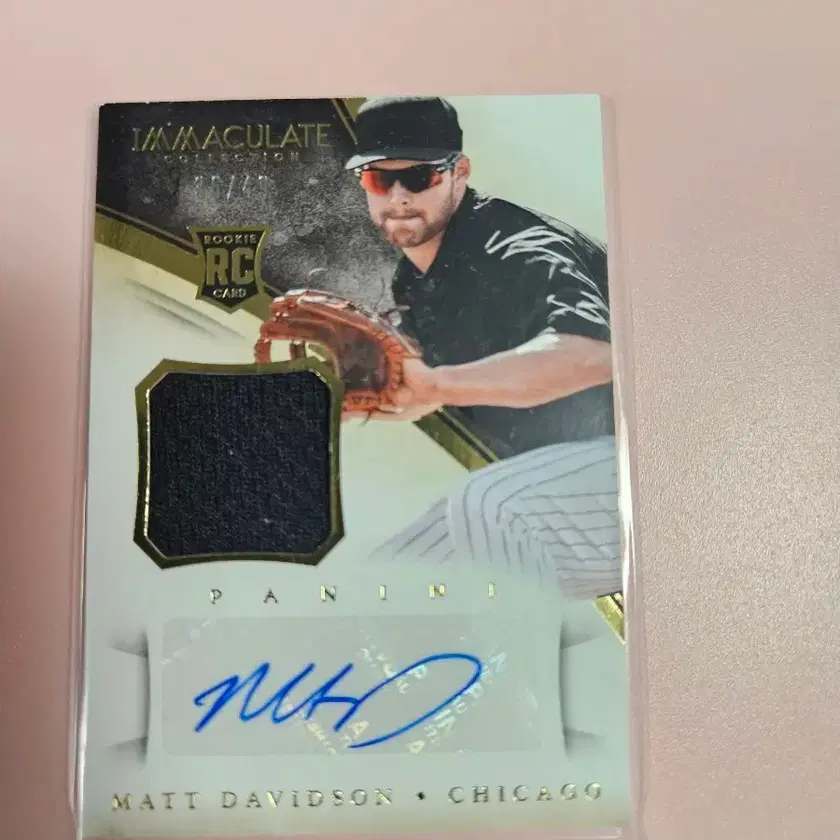 NC Mercenary Matt Davidson 49-card Limited Panini Jersey Auto Card on ...