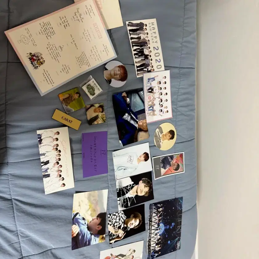 SEVENTEEN | 세븐틴 Seventeen paper goods bulk (includes rare postcards) on ...