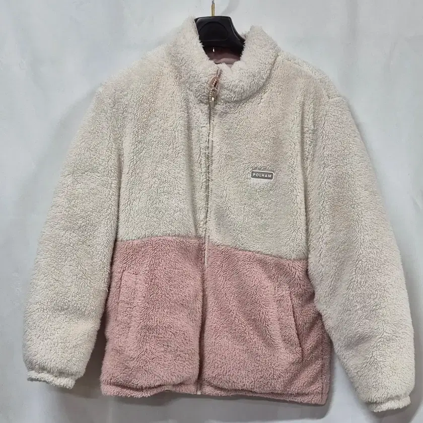 POLHAM Women's Reversible Fleece Jacket Pink 85 on Bunjang Global Site.