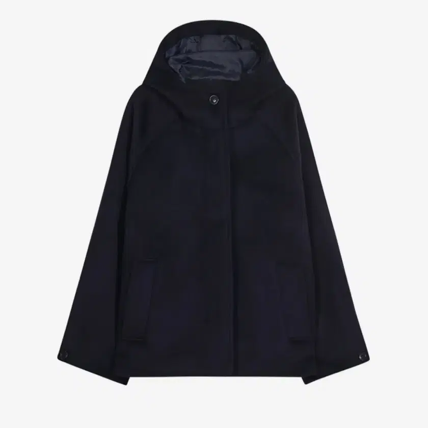 Type Service Hooded Half Coat Navy on Bunjang Global Site.