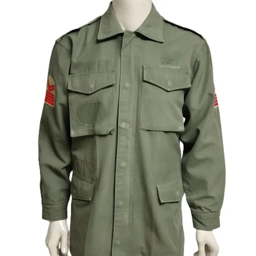 Army old type 80s Sergeant plain pattern field jacket combat uniform ...