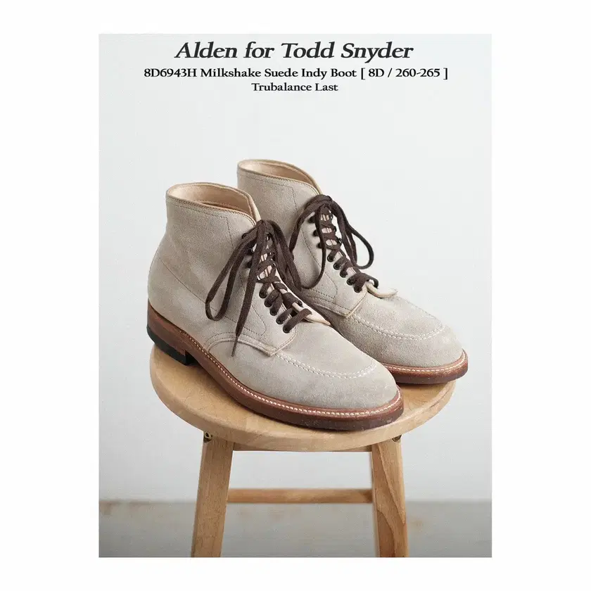 Alden Special Order Milkshake Suede Indy Boots 8D (260-265) on Bunjang ...