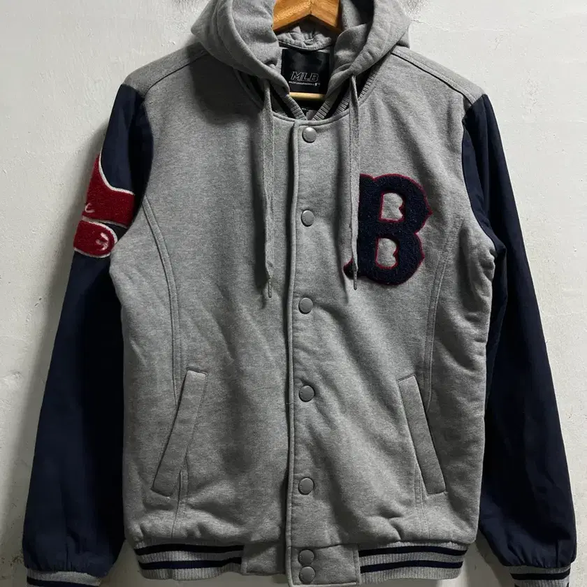 MLB 95 Mlb Quilted Hooded Varsity Baseball Jumper Jacket Authentic #간절기 ...