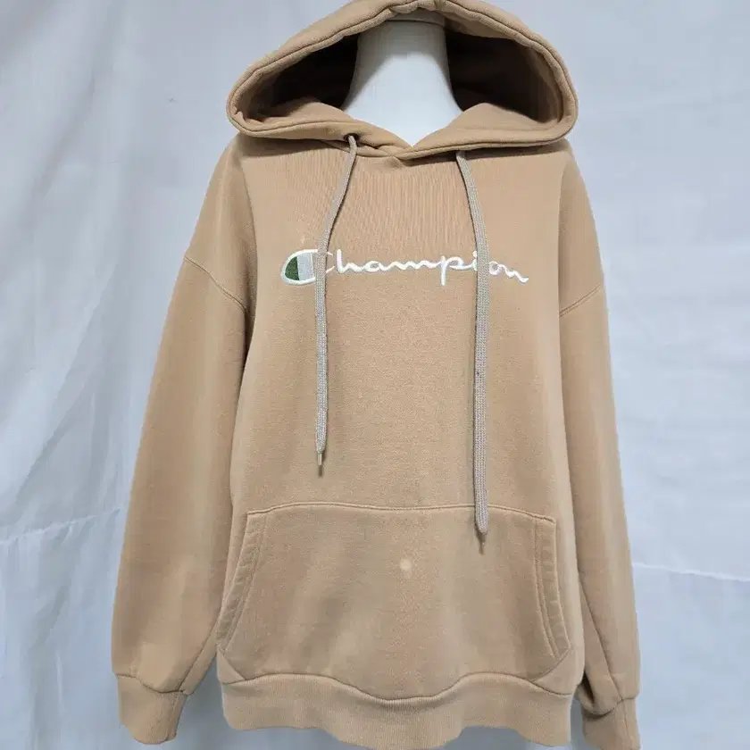 CHAMPION | 챔피온 Champion beige brushed hooded sweatshirt men's 100-105 ...
