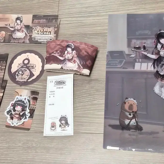 Myeongjo Ddingjo Cafe Limited Chisha Entrance Set on Bunjang Global Site.