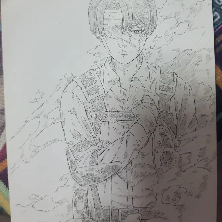 Attack on Titan Levi pre-order benefit on Bunjang Global Site.