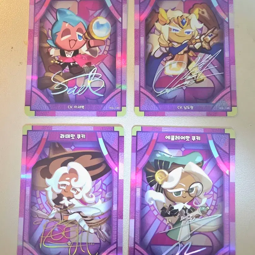 Cookie Run Kingdom Cookie Kingdom Voice Actor Sign Signature Card on ...