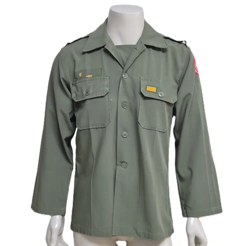 Army old-style 90s 50th Division Corporal plain pattern combat uniform ...