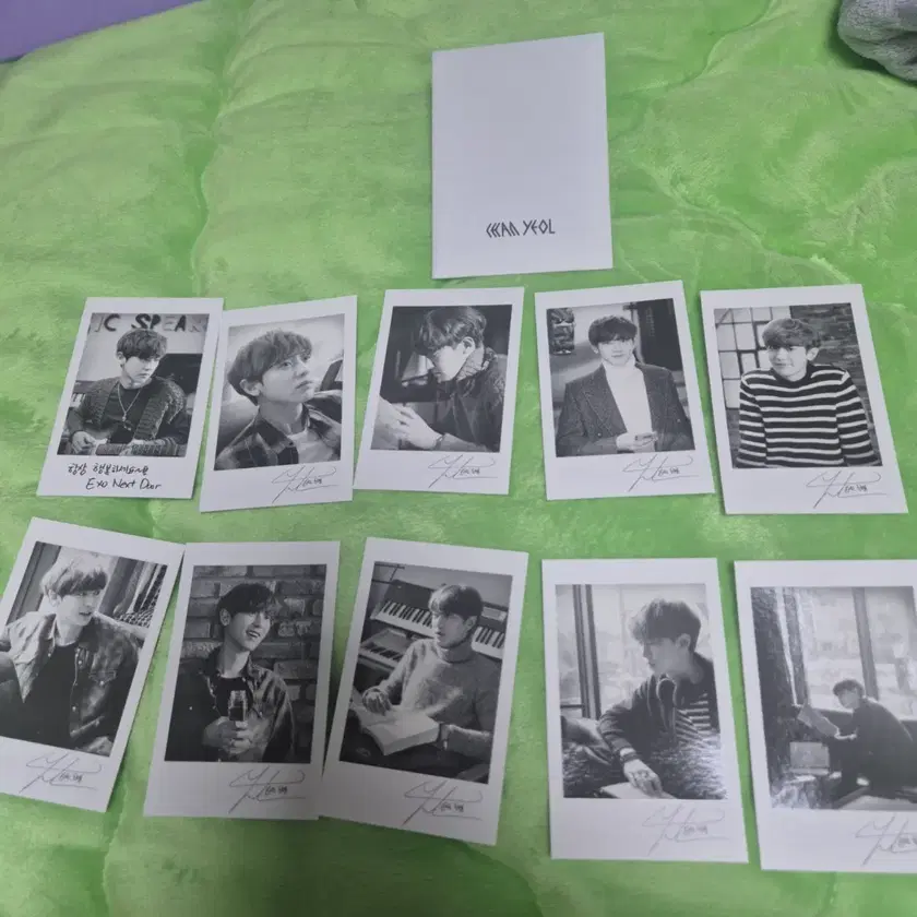 EXO | 엑소 EXO Chanyeol Polaroid-style Photo Set #엑소,#찬열,#포카,#exo,#포토카드 ...