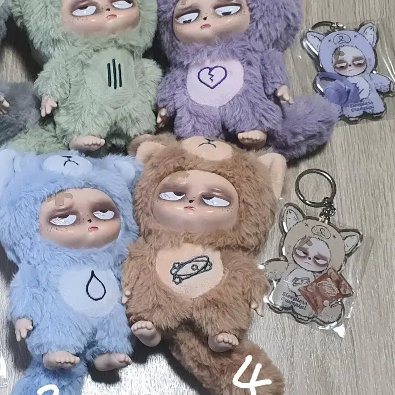 Grumpy doll key ring on Bunjang Global Site.