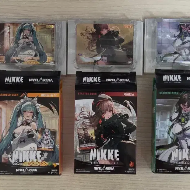 Selling Nibel Arena Nikke Starter Deck Leader Sign Full Set. #Nivel,#니벨 ...