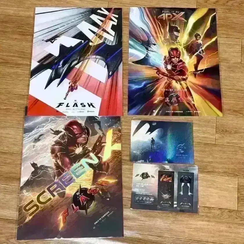 The Flash poster IMAX 4DX 4D ScreenX art card film mark Funko Pop on ...